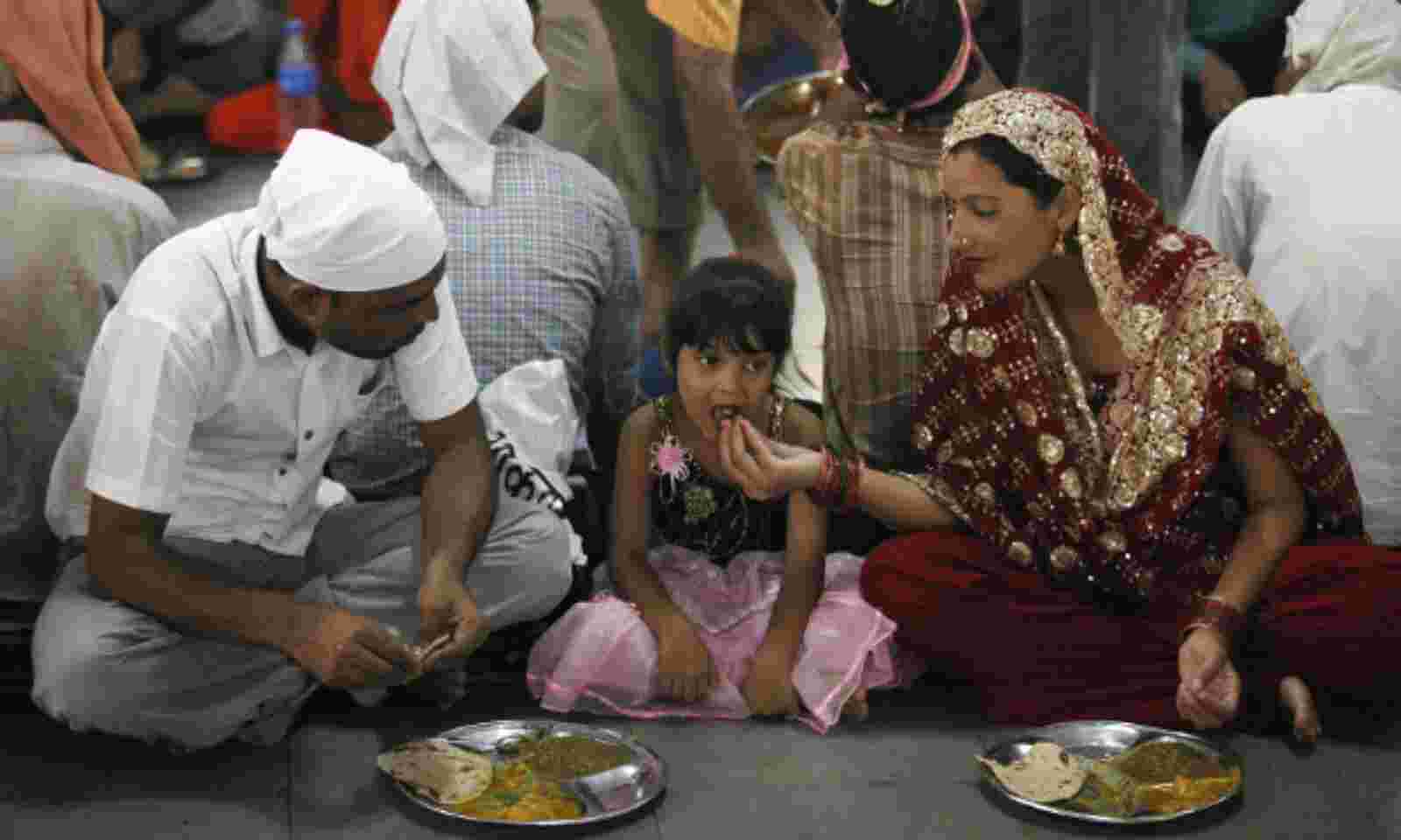 Indian Poor Family Food